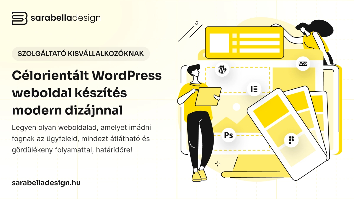 Célorientált WordPress weboldal készítés modern dizájnnal - SaraBella ...